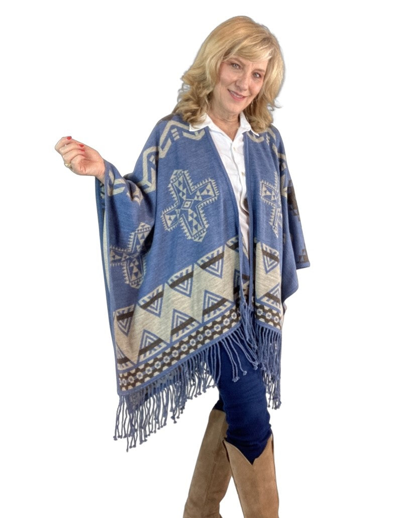 Southwest Reversible Shawl Wrap – ShannieGirl